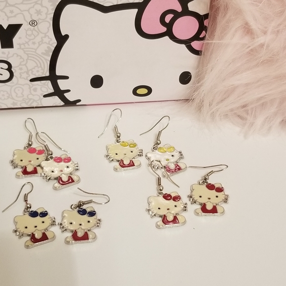 Hello Kitty | Jewelry | Hello Kitty Earrings New | Poshmark